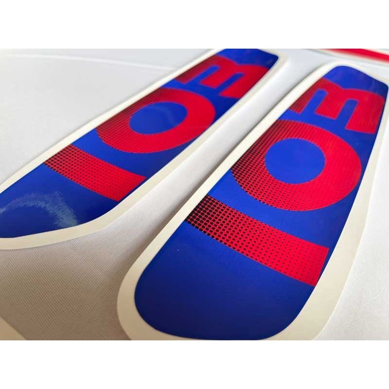 Pack stickers Peugeot 103 RCX Rouge et bleu - Mobz
